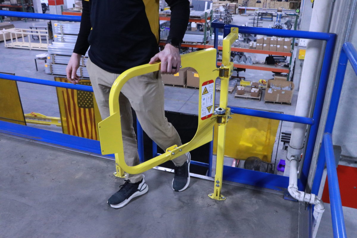 EdgeHalt® Ladder Safety Gate | PS Industries® Incorporated